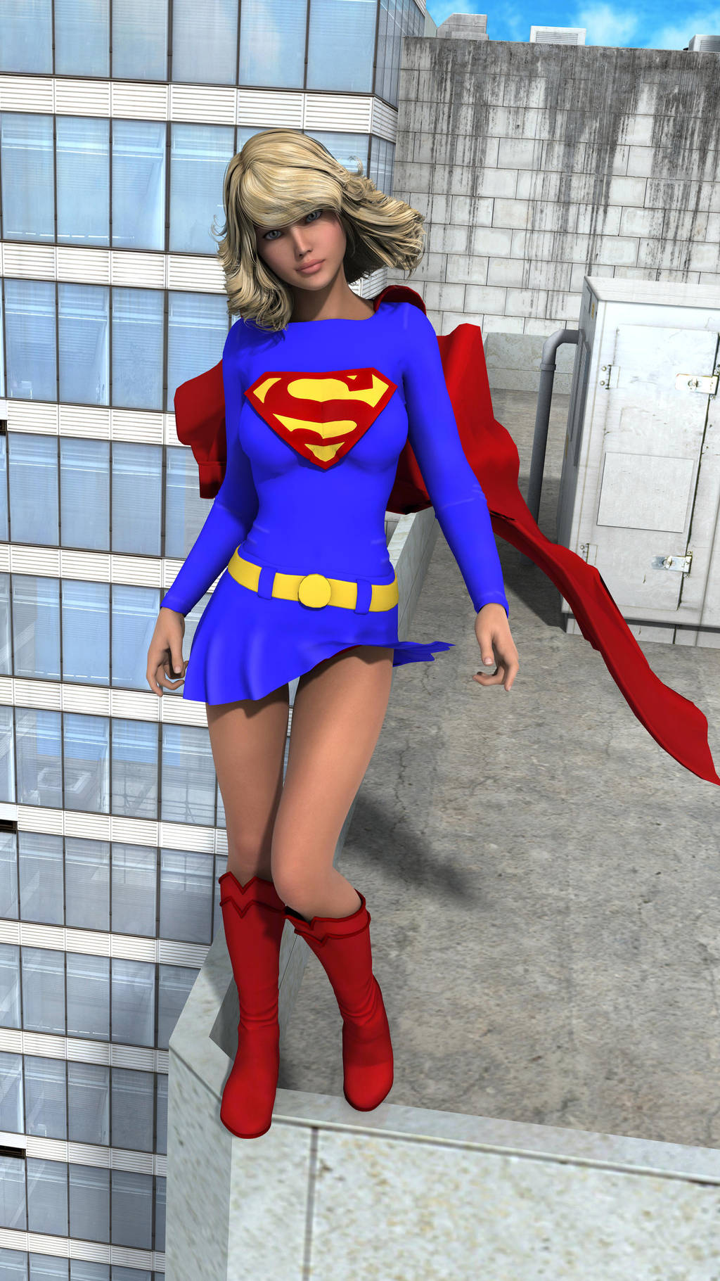 Breezy Supergirl 2 By Micklee99 On Deviantart