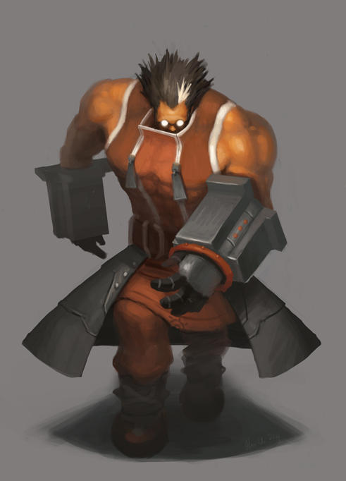 Blazblue: Iron Tager by Alex-Chow on DeviantArt