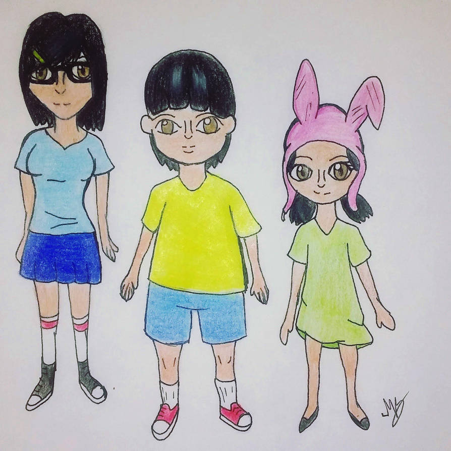 Bob's Burgers Fan Art: Belcher Kids by MadisonABeard on DeviantArt