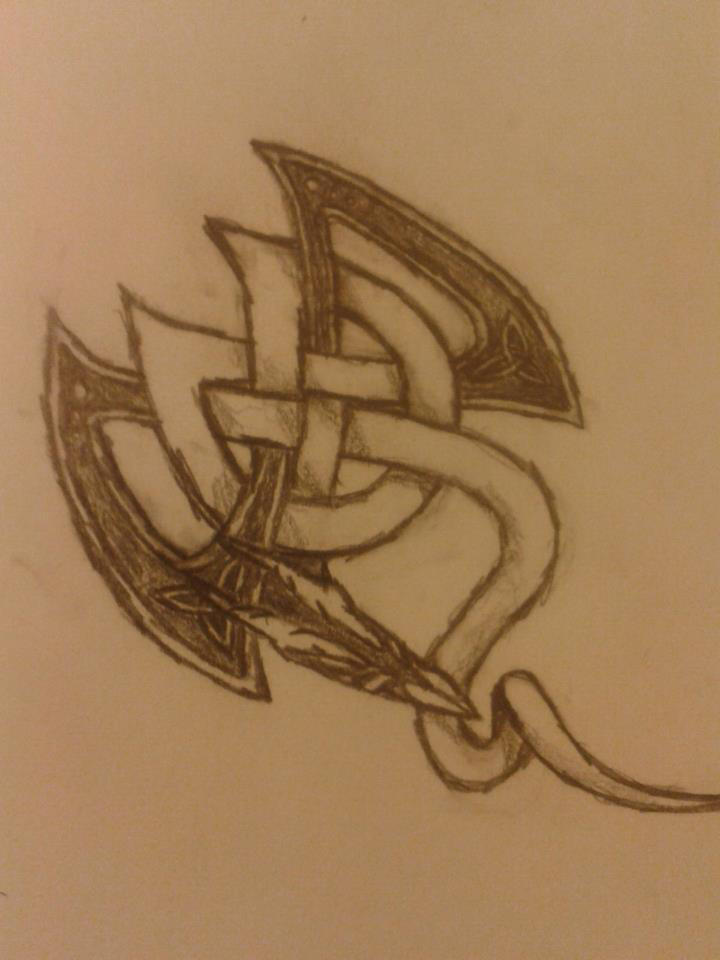dragon celtic knot by AriccKorvaine on DeviantArt