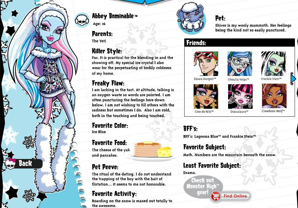 Abbey Bominable by mrmen00 on DeviantArt