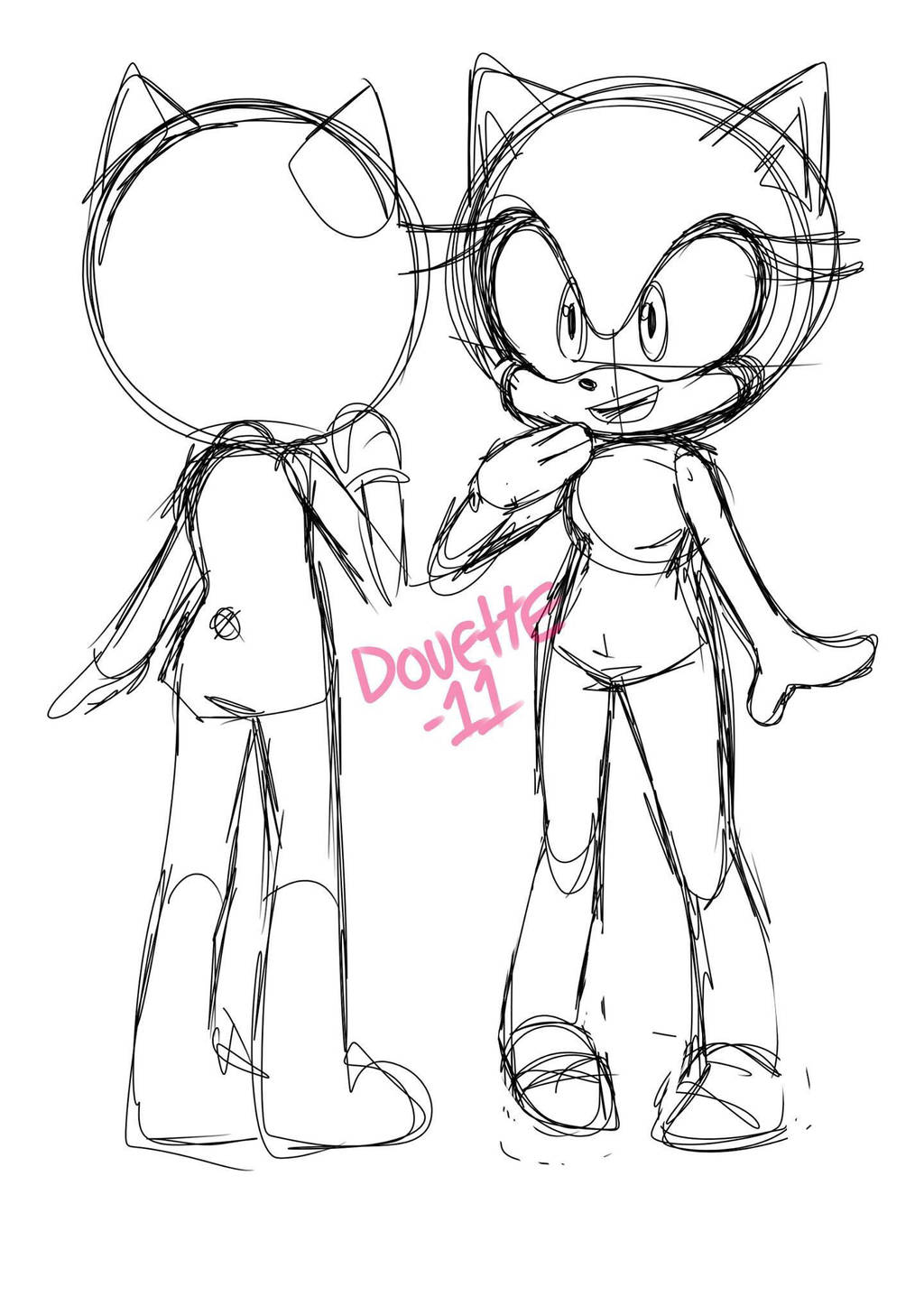 Sonic Base Female By Dovette 11 On Deviantart
