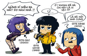 CHIBI : motoko kusanagi by kachima on DeviantArt