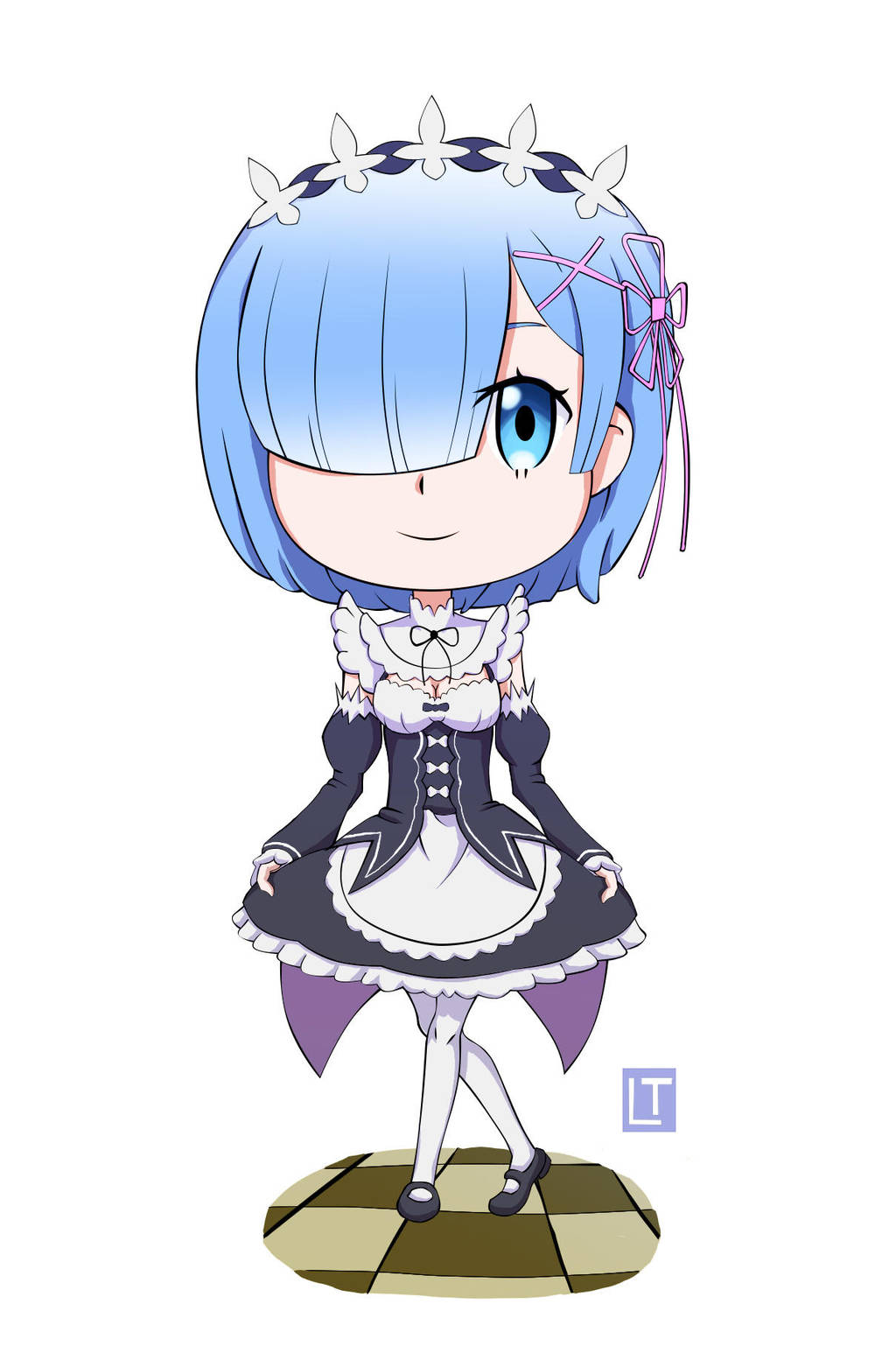 Chibi Rem - Re:zero by Hisagi-Taicho on DeviantArt