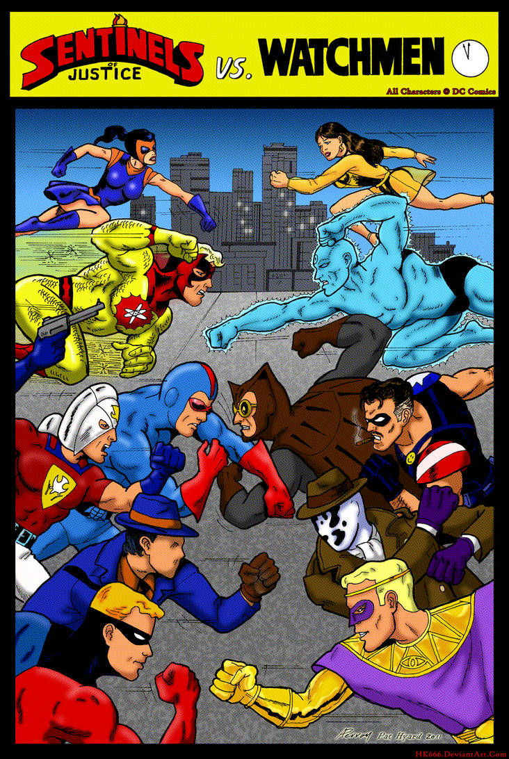 Watchmen and friends by HK666 on DeviantArt