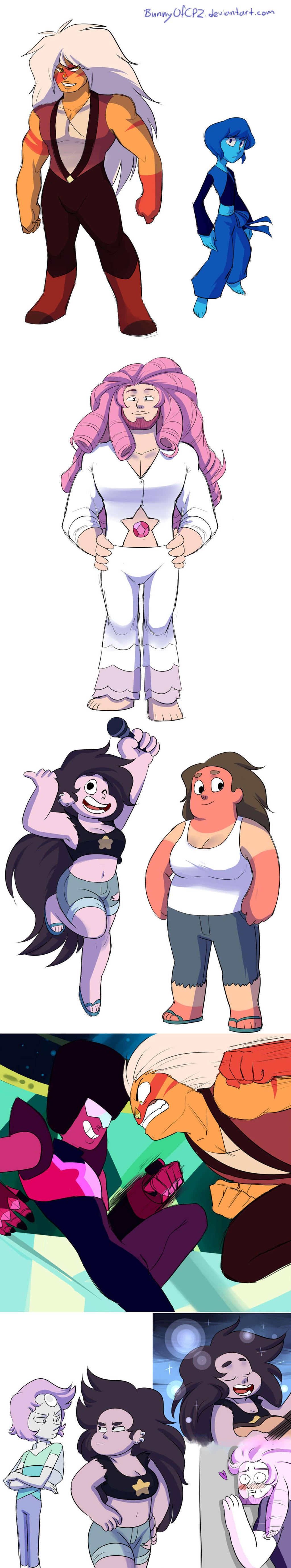 SU Genderbend 2 by AllforCartoons on DeviantArt
