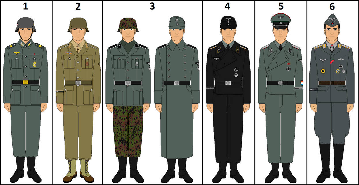 Random German Uniforms #2 by Obergruppenfuhrer69 on DeviantArt