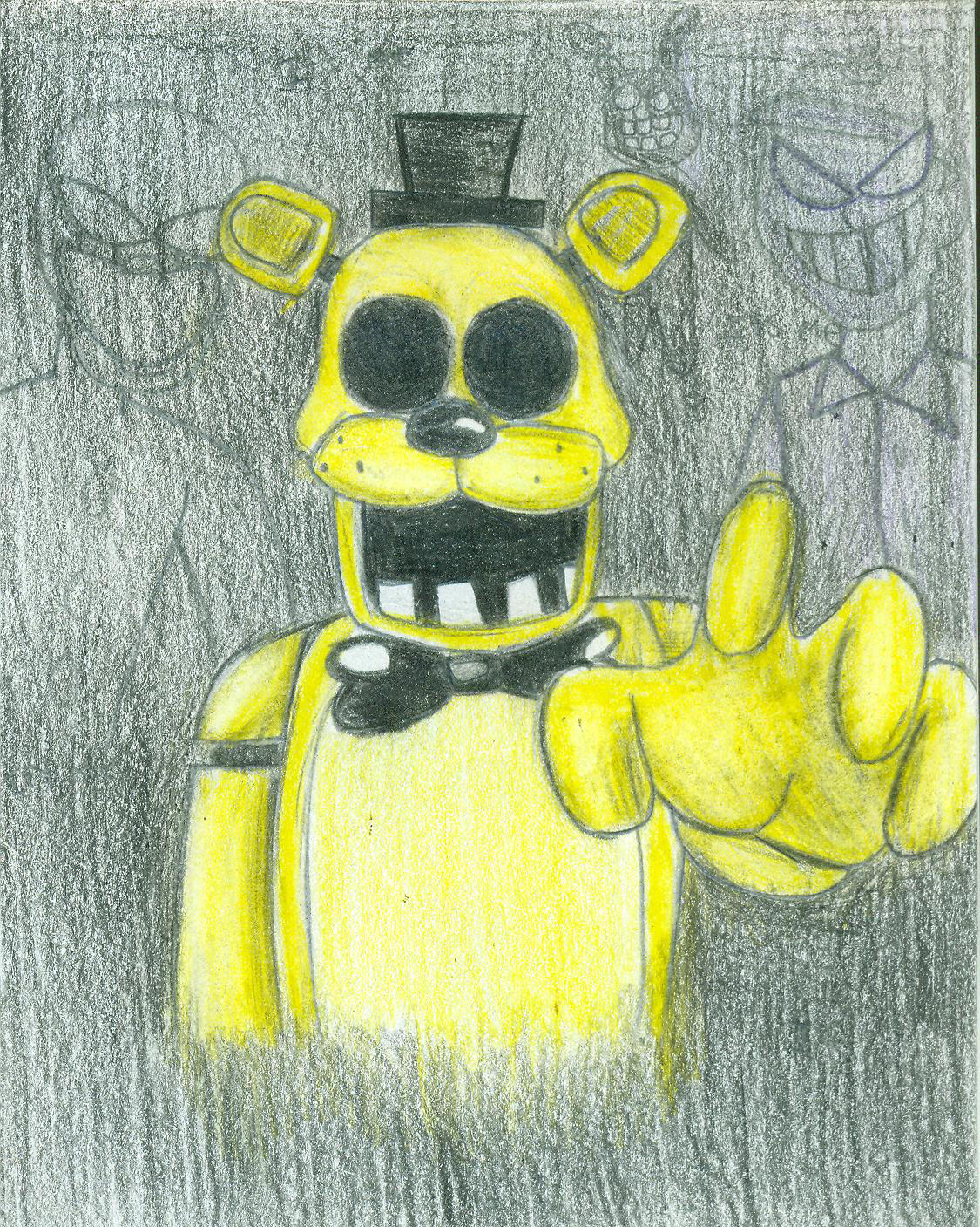 Golden Freddy FNAF by Yojama on DeviantArt