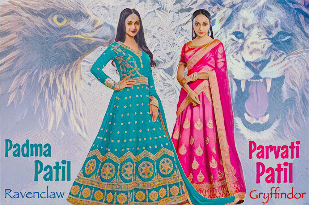 Yuletide Patil Twins by Ap3x-Phantom on DeviantArt