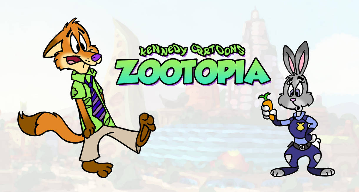 Zootopia...in the style of Kennedy Cartoons by skunkandfox on DeviantArt