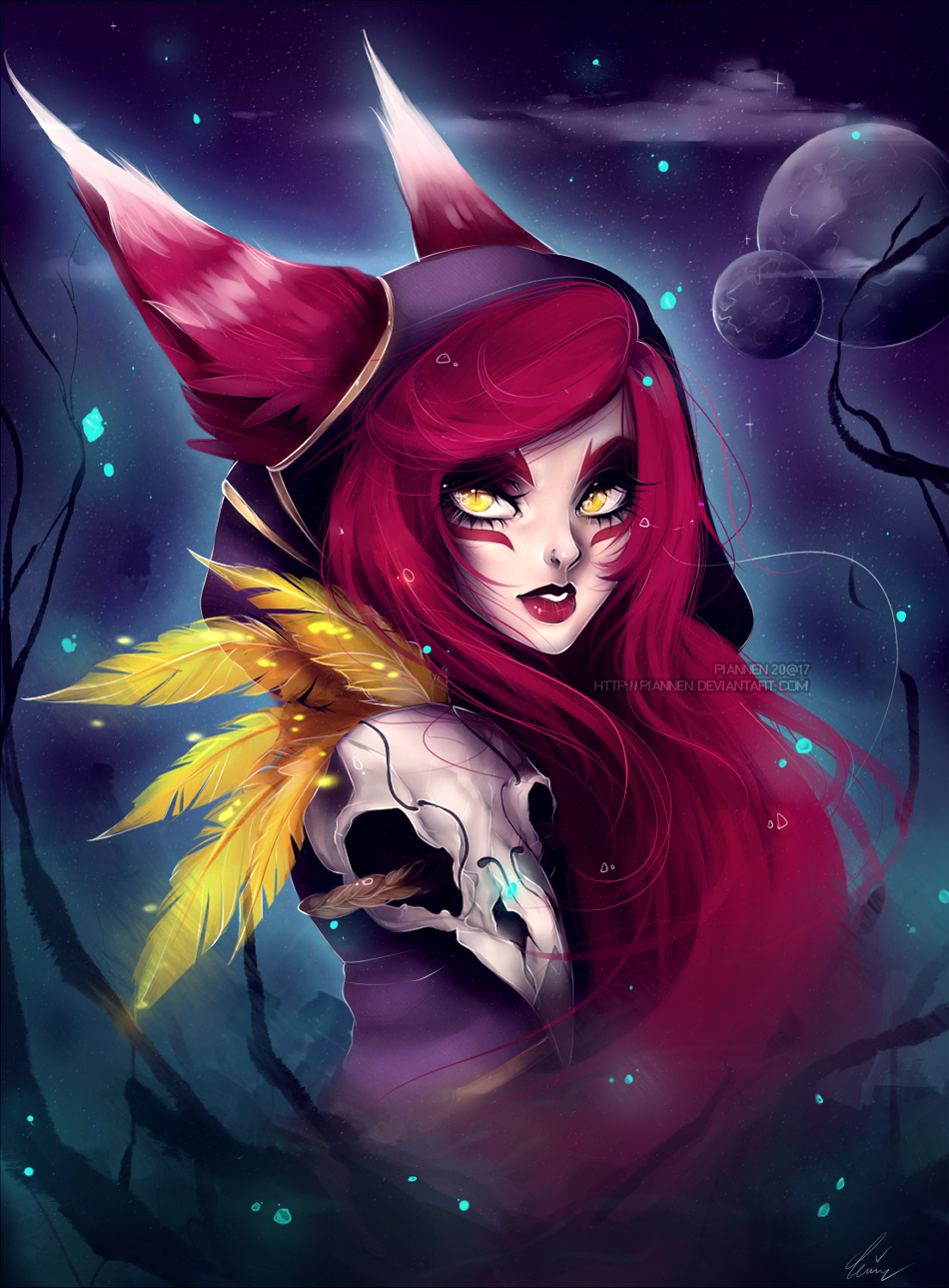Xayah by Piannen on DeviantArt