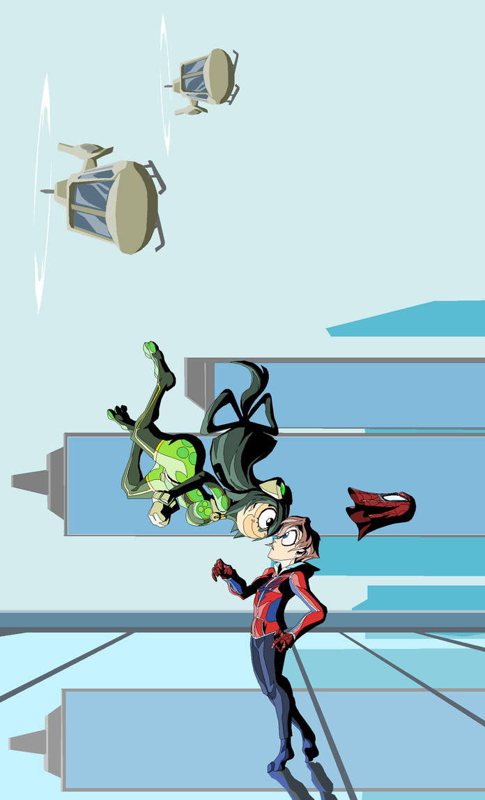 Spidey X Froppy by Tyrranux on DeviantArt