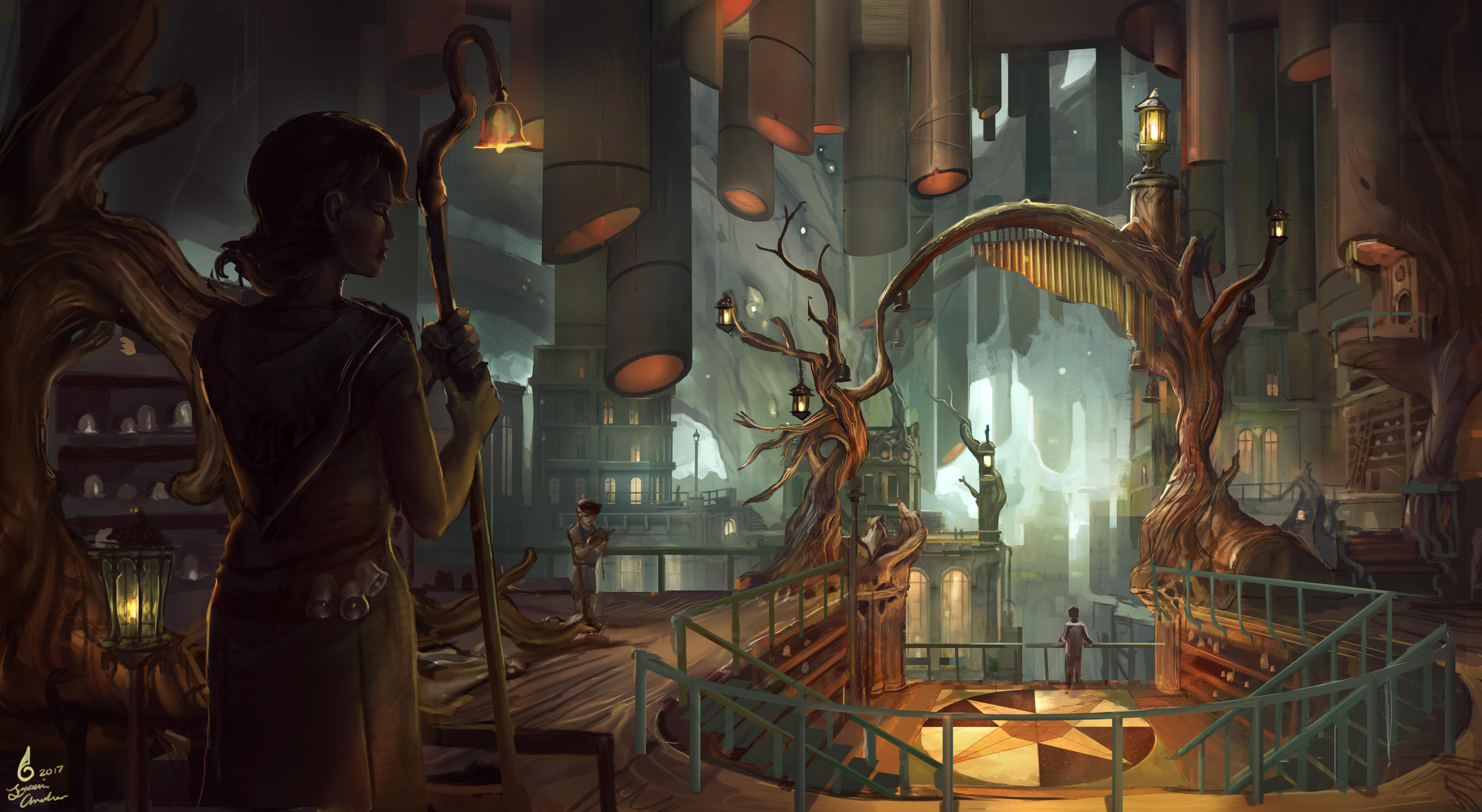 The Bell Library, by Travis Anderson : r/ImaginaryLibraries