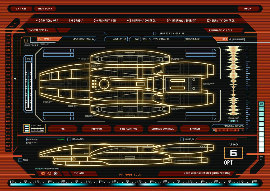 Battlestar Galactica System Display by SuricataFX on DeviantArt