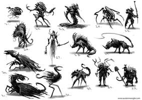 Necromorph Thumbnails 03 by AustenMengler on DeviantArt