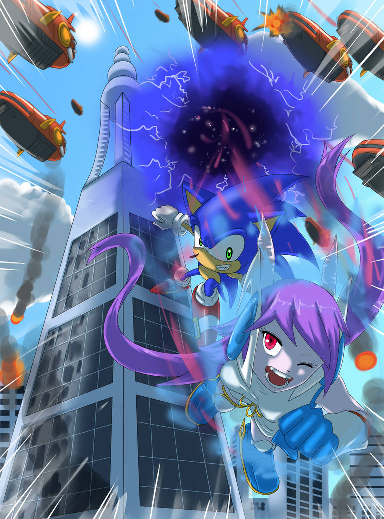 Sonic X Lilac - Escape from null space by gpwlghr123 on DeviantArt