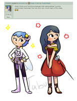 Twinkle and Ruby in psg style by Miralolly on DeviantArt