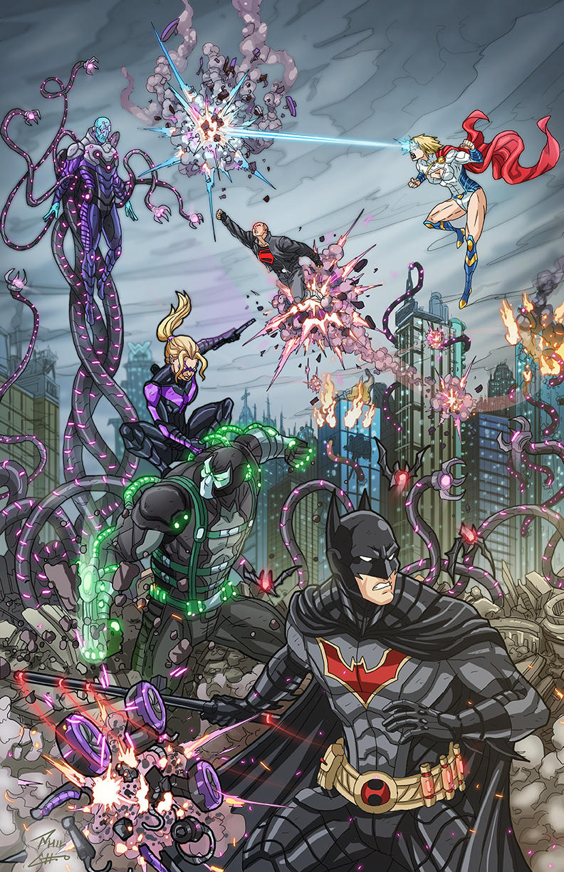 Destruction in Gotham (Earth-27) by phil-cho on DeviantArt