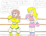 Boxing Daisy vs Peach by Jose-Ramiro on DeviantArt