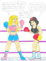 Boxing Numbuh 3 vs 5 by Jose-Ramiro on DeviantArt