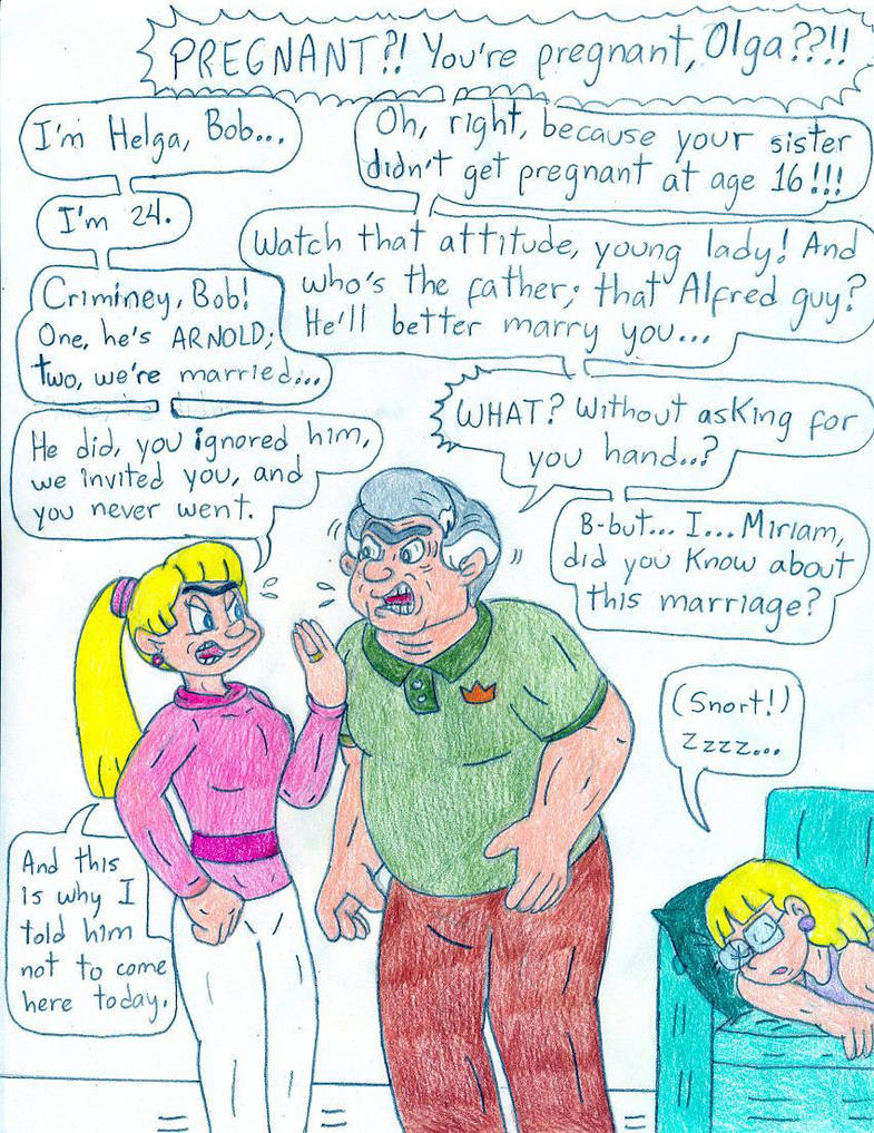 Pregnant Helga- Parents by Jose-Ramiro on DeviantArt