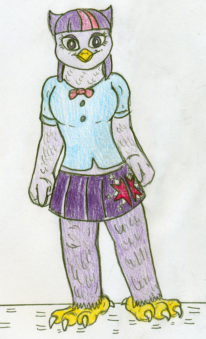 Anthro - T-OWL-ight Sparkle by Jose-Ramiro on DeviantArt