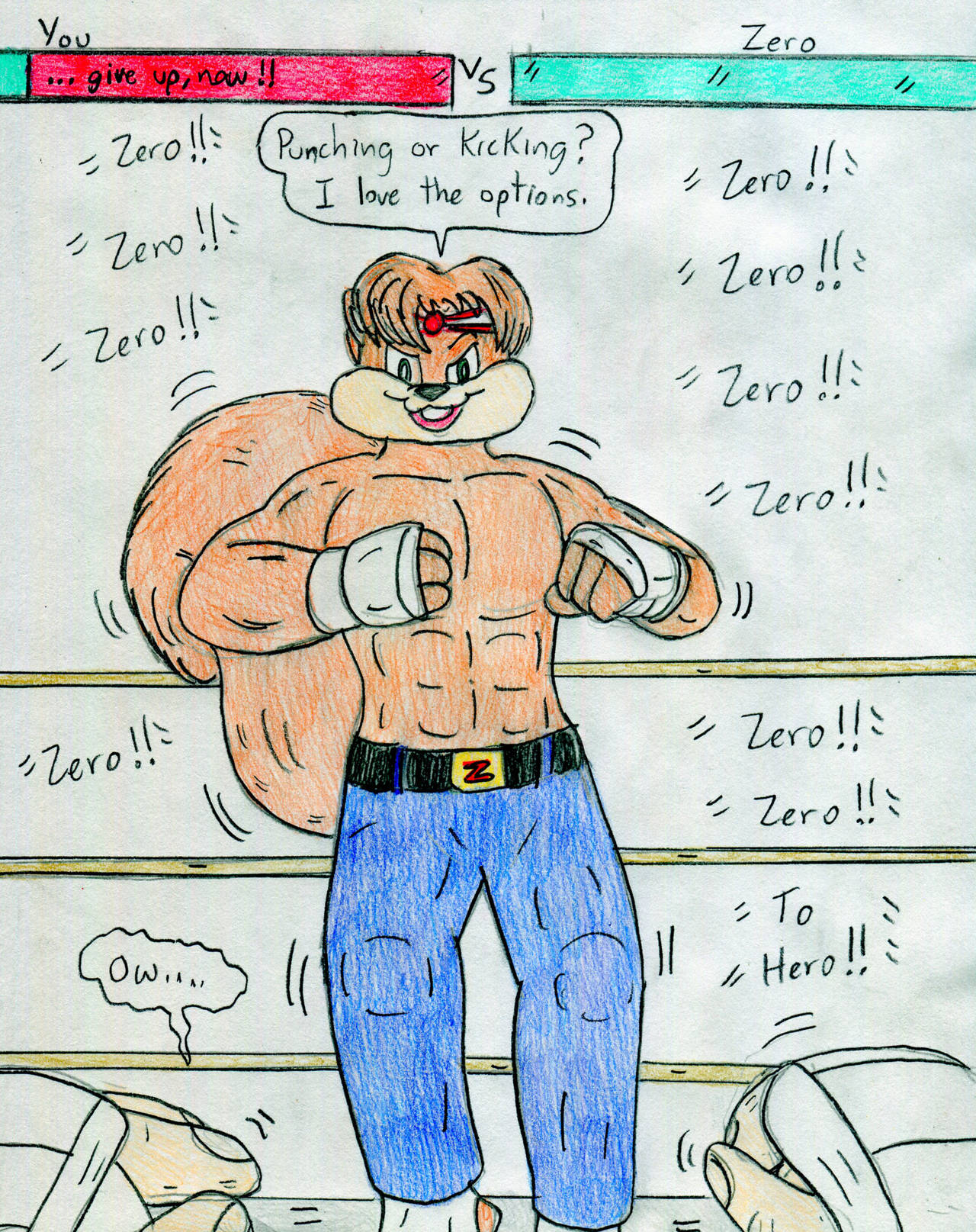 Boxing You vs Zero by Jose-Ramiro on DeviantArt