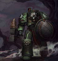 Warhammerlike robot by Tarakanovich on DeviantArt