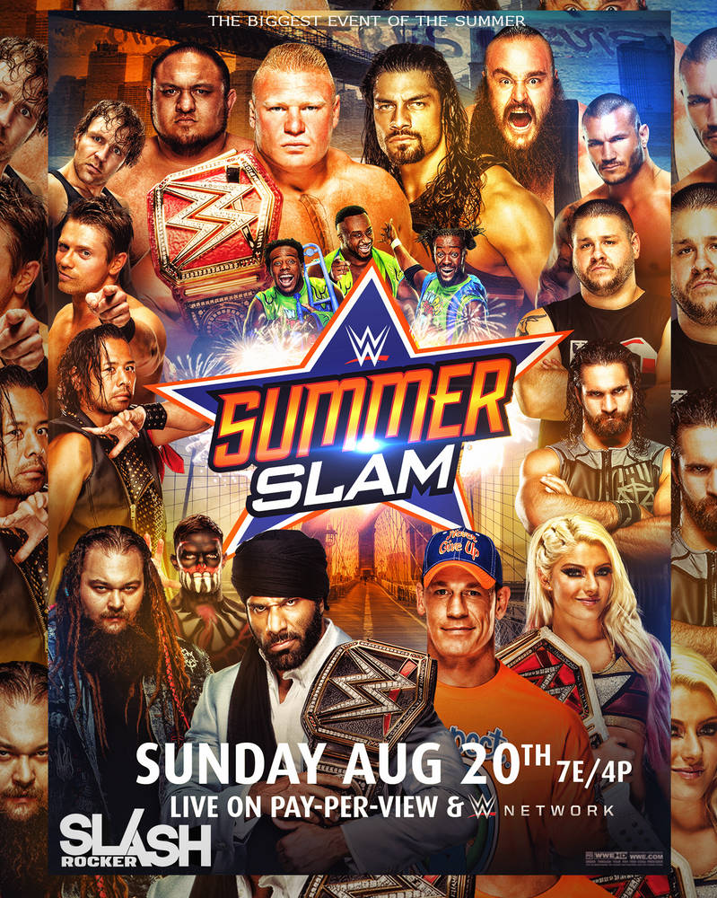 WWE Summerslam 2017 Poster by WWESlashrocker54 on DeviantArt