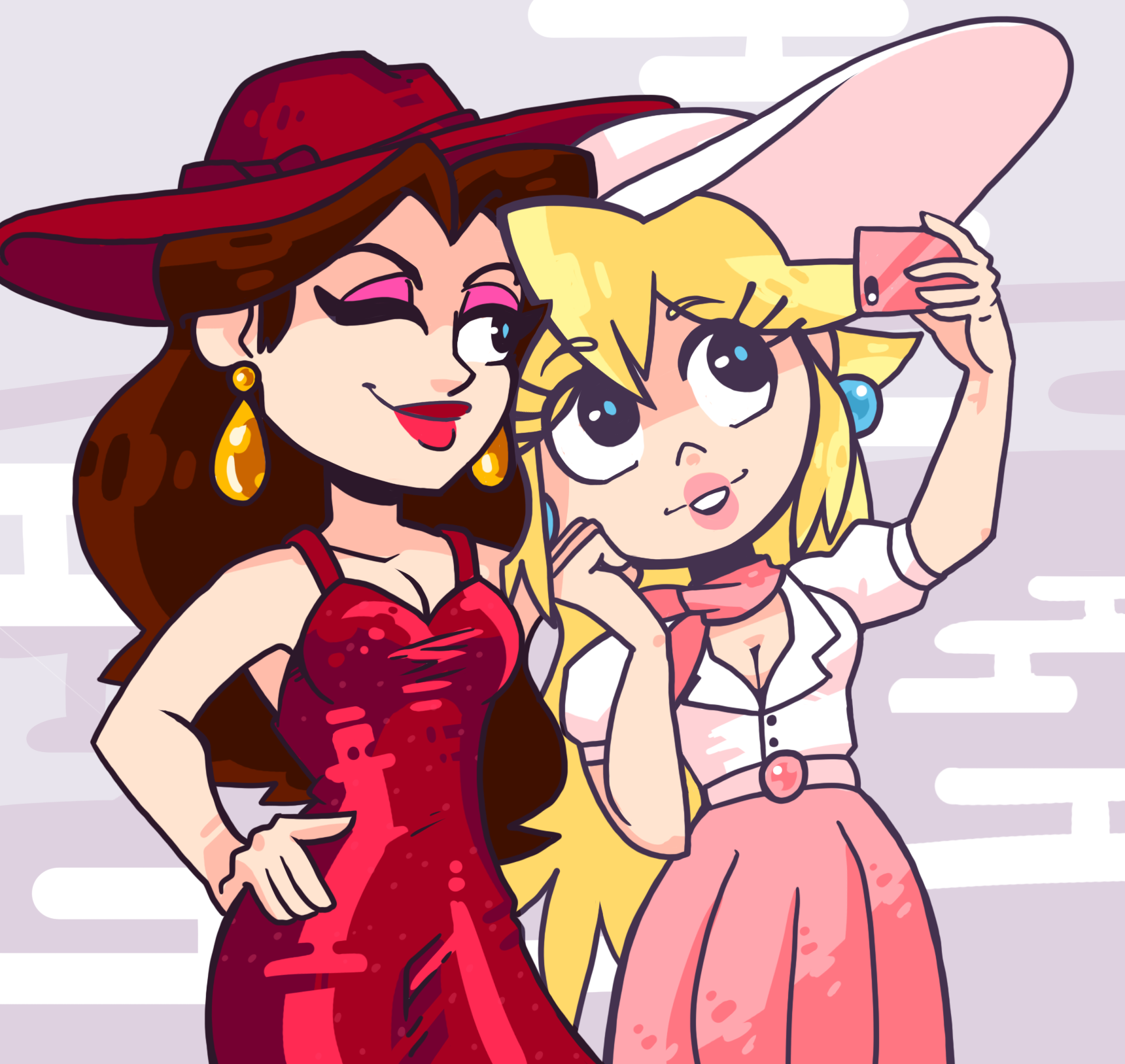 Super Mario Odyssey - Peach and Pauline by Undead-Niklos on DeviantArt