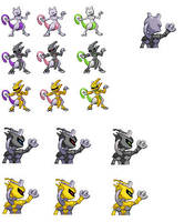Armored Mewtwo: Battle Sprite and Back Sprite v2 by Othienka on DeviantArt