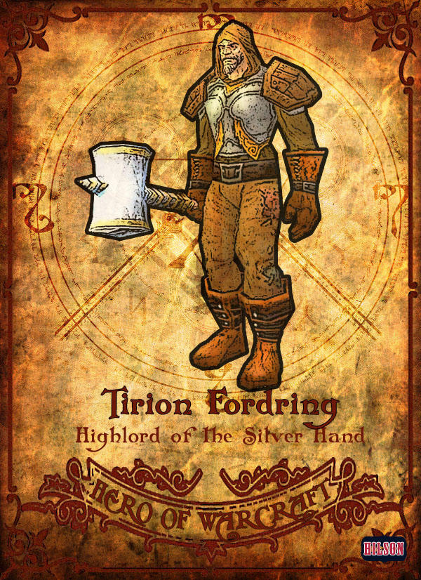 Tirion Fordring By Hilson O On Deviantart