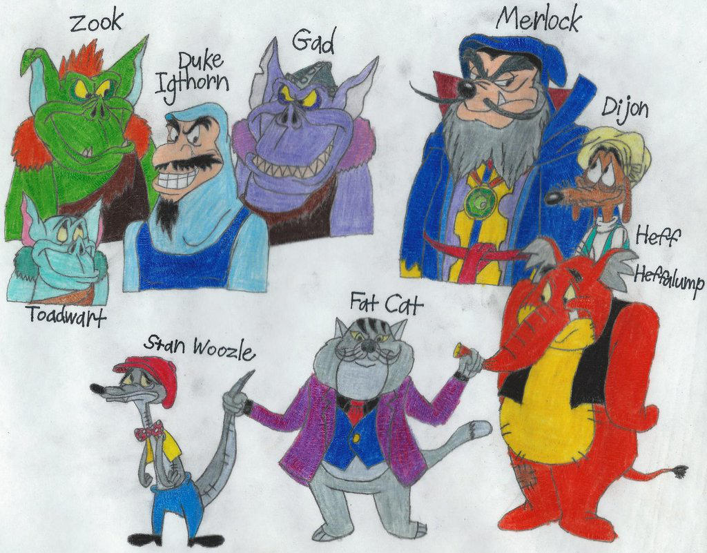 Best of Toon Disney Villains By ChumleysCartoons by DarkwingHomer on ...