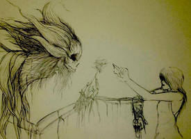 Anime 2 - demon form - sad by ryutaro-nakayasu on DeviantArt