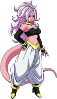 Android 21 Evil (Fighter Z) Cell absorbed render by maxiuchiha22 on ...
