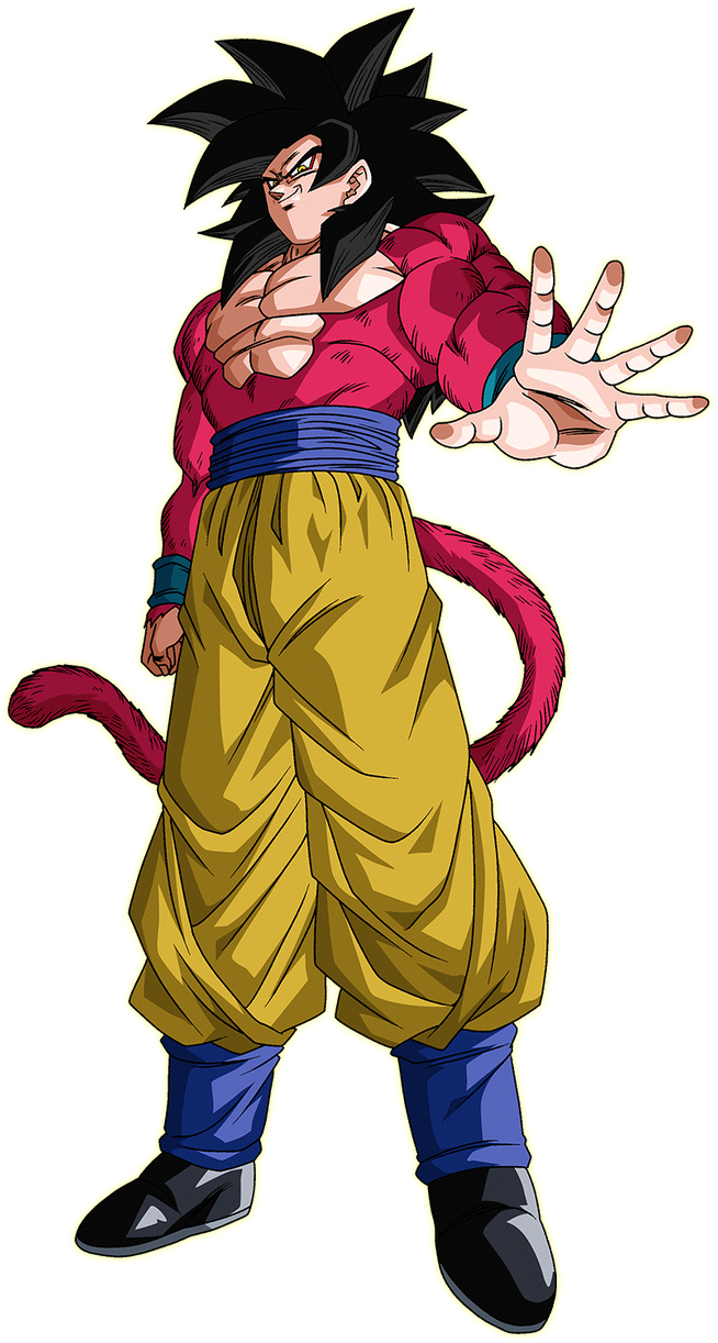 Goku ssj4 render [Xkeeperz] by maxiuchiha22 on DeviantArt