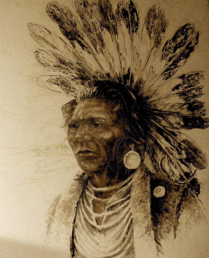 Chief Eagle Feather by finelinegraphics on DeviantArt