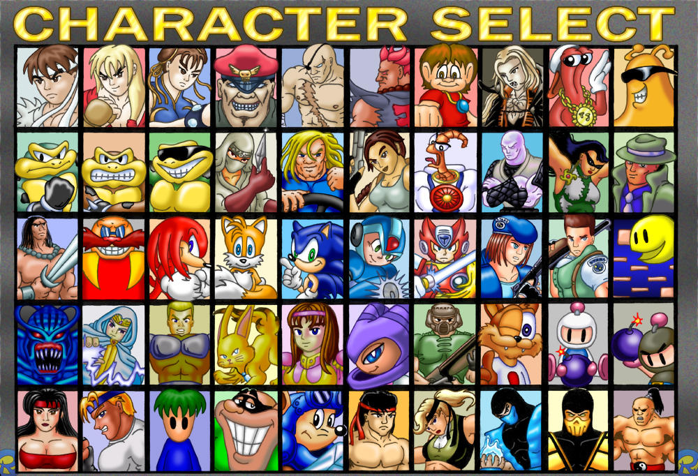 Character Select by rogferraz on DeviantArt