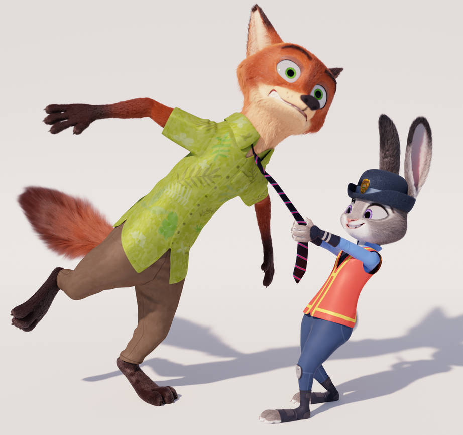 Nick Wilde 3D model for Blender [Download] by JohnWulffe on DeviantArt