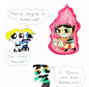 Buttercup is angry by gasigirl on DeviantArt