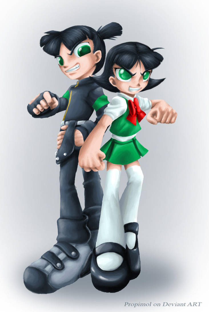 ppgd butch and buttercup by propimol on DeviantArt