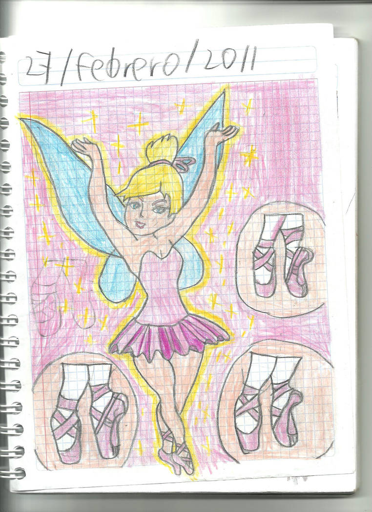 Tinker Bell dancing by sebasmermaid on DeviantArt