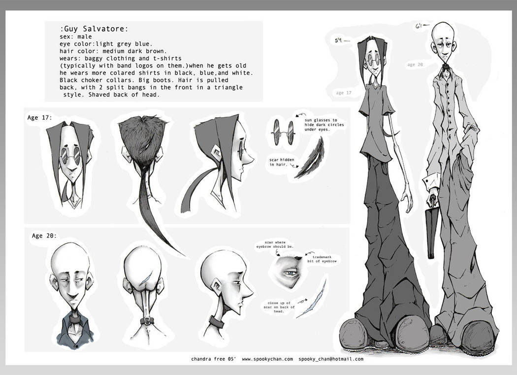 Guy Full Character Sheet by SpookyChan on DeviantArt