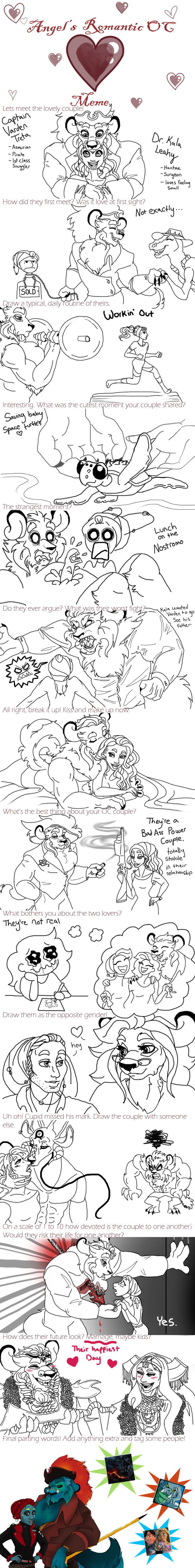 Romantic OC Couple Blank by Milliean on DeviantArt