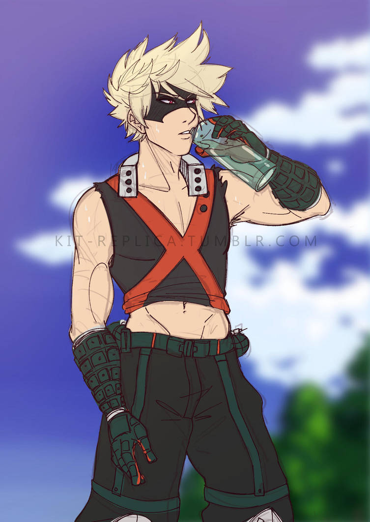 Bakugou is probally rly hot doing mundane things by KT-ExReplica on ...