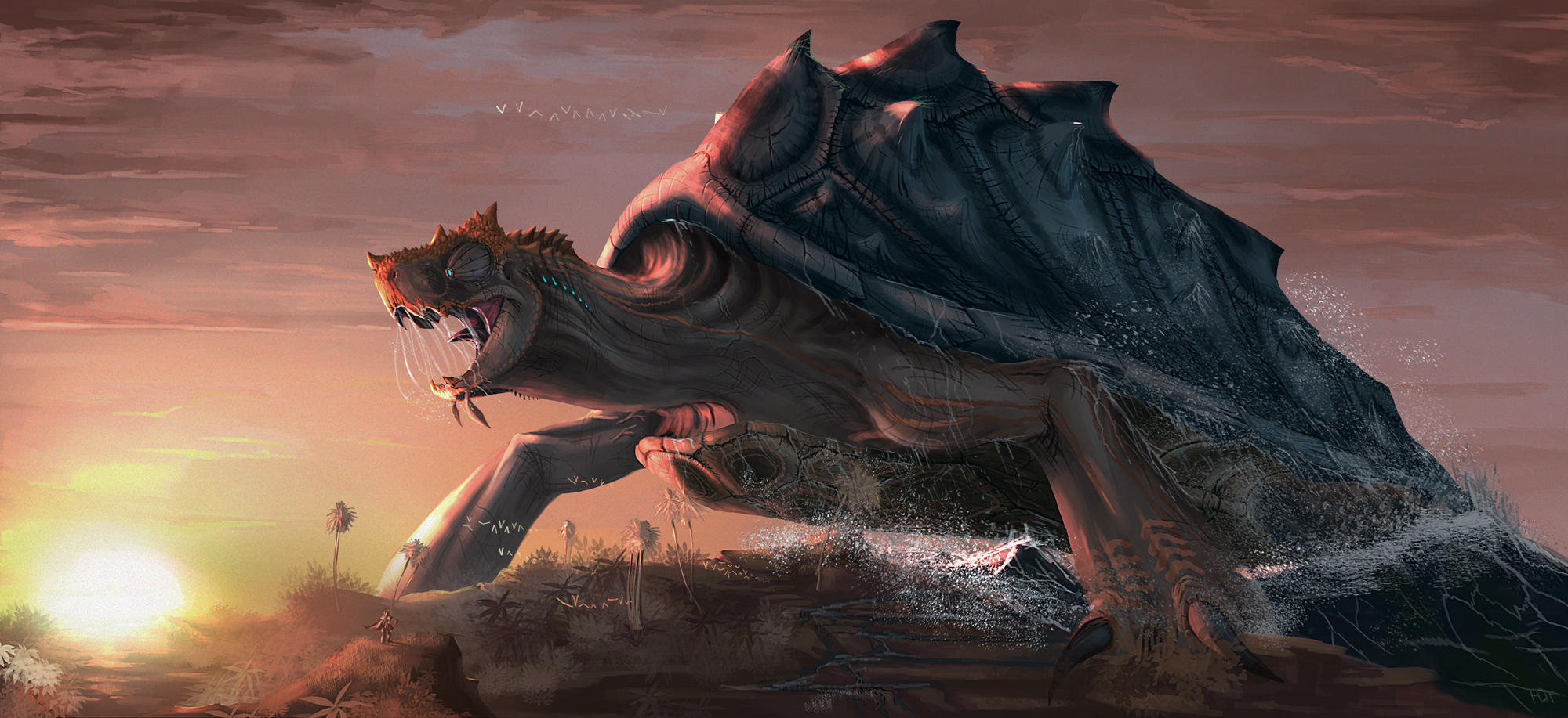 Water Colossus-Lord of the sea by Marcos Villarroel (highdarktemplar ...