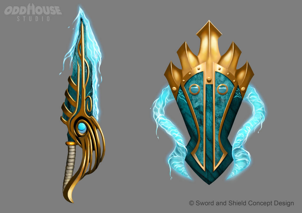 Squid Sword Shield by oddhousestudio on DeviantArt