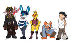FNAF - Freddy's Pirate Crew! by Kayla-Na on DeviantArt