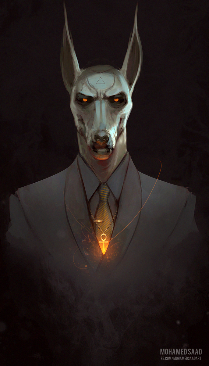 [OC] Black suit Anubis : r/ImaginaryCharacters