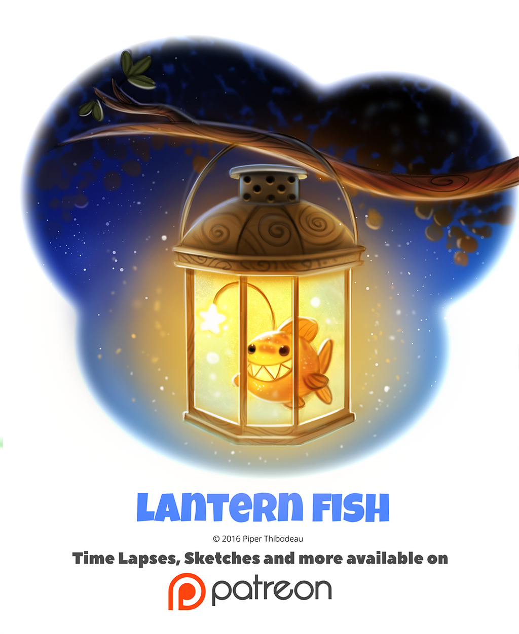 Day 1386. Lantern Fish by Cryptid-Creations on DeviantArt
